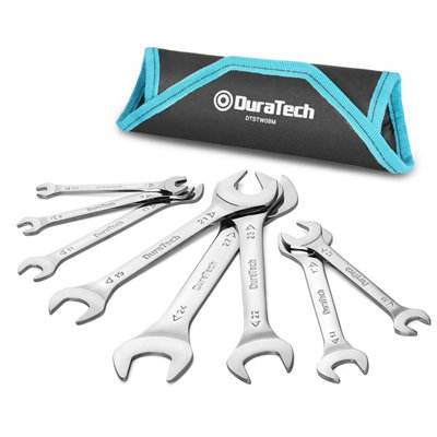 Duratech 8-Piece Double Open End Spanner Set 5.5 mm-27 mm, Super-Thin ...