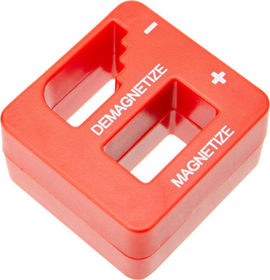 Duratool D01765 Magnetiser / Demagnetiser - Red | DIY at B&Q