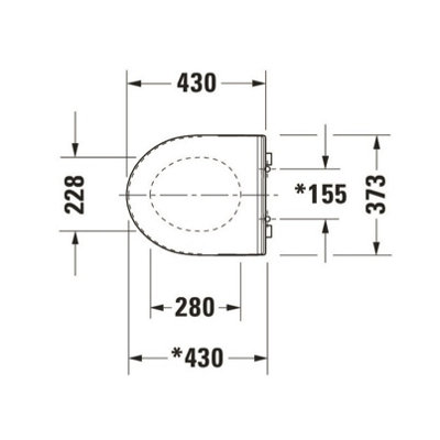 Duravit No.1 Close Coupled Closed Back Toilet with Seat