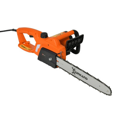 DURHAND Electric Chainsaw Garden Tools, 2000 W for Wood, Orange