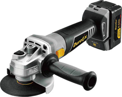 Durofix Brushless Angle Grinder Kit 20V, 2 Battery Kit