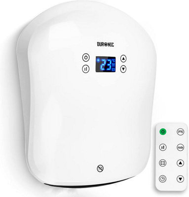 Duronic BFH21 Bathroom Heater, Wall Mounted, Downflow Heat, Adjustable ...