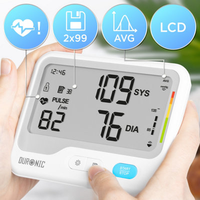 DURONIC BLOOD PRESSURE MONITOR BPM125 CE APPROVED BLOOD PRESSURE ...