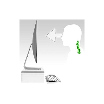 Duronic DM053 Monitor Stand Riser 50x20cm, Laptop and Screen Stand for ...