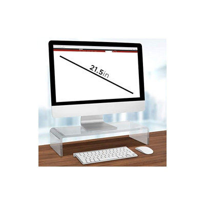 Duronic DM053 Monitor Stand Riser 50x20cm, Laptop and Screen Stand for ...