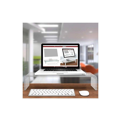 Duronic DM053 Monitor Stand Riser 50x20cm, Laptop and Screen Stand for ...