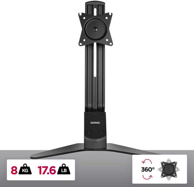 Duronic DM12D1 1-Screen Monitor Freestanding Arm with VESA Bracket ...