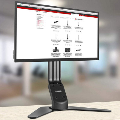 Duronic DM12D1 1-Screen Monitor Freestanding Arm with VESA Bracket ...