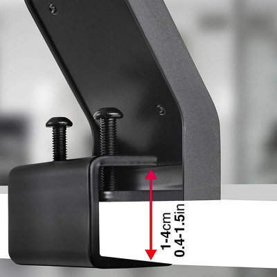Duronic DM12X1 1-Screen Monitor Arm with Desk Clamp and VESA Bracket ...