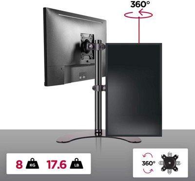 Duronic DM15D1 1-Screen Monitor Freestanding Arm with VESA Bracket ...