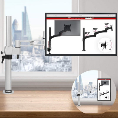 Duronic DM351X3 /SR 1-Screen Monitor Arm with Desk Clamp and VESA ...