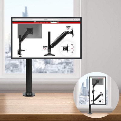 DURONIC DM451X1 1-SCREEN MONITOR ARM WITH DESK CLAMP AND VESA BRACKET ...