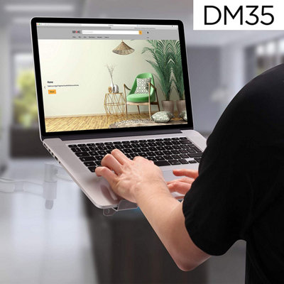 Duronic DML1 /SR Laptop Attachment Stand, for Laptop, Tablet or MacBook ...
