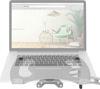 Duronic DML1 /SR Laptop Attachment Stand, for Laptop, Tablet or MacBook ...