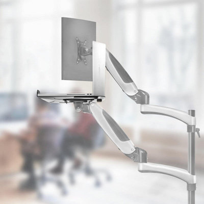 Duronic DML2 Laptop Attachment Stand, for Laptop, Tablet or MacBook ...