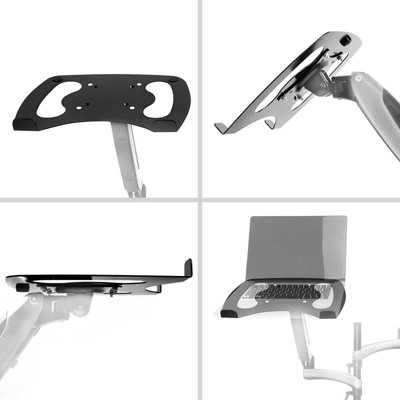 Duronic DML2 Laptop Attachment Stand, for Laptop, Tablet or MacBook ...
