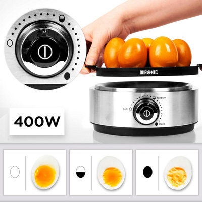 Duronic Electric Egg Boiler EB40 BK Steamer for Eggs Egg Boiler Machine ...