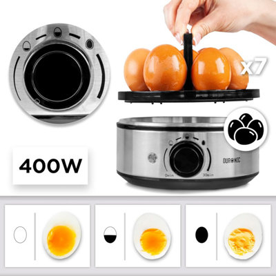 Duronic Electric Egg Boiler EB50 Steamer for Eggs Egg Boiler Machine ...