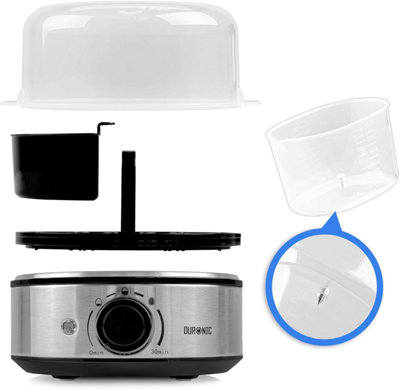 Duronic Electric Egg Boiler EB50 Steamer for Eggs Egg Boiler Machine ...