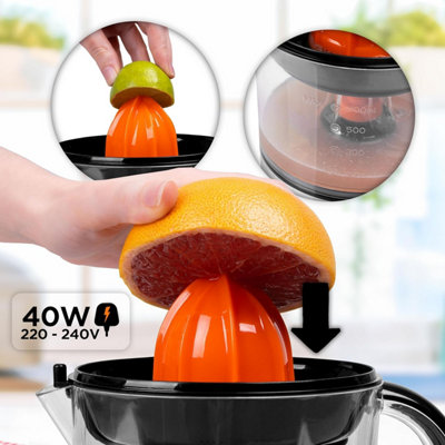Duronic Electric Juicer Machine JE407 Citrus Squeezer Fresh Hand ...