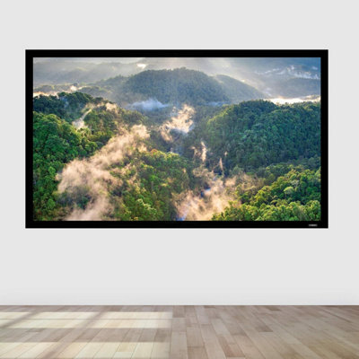 Duronic Fixed Frame Projector Screen FFPS100/169 Wall Mountable HD ...