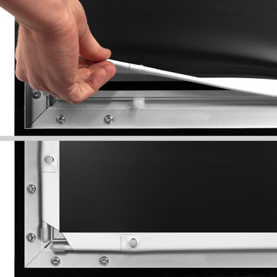 Duronic Fixed Frame Projector Screen FFPS100/169 Wall Mountable HD ...