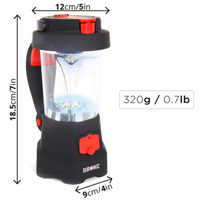 Duronic HURRICANE 2-in-1 LED Torch/Lantern, CREE Flashlight, SOS Mode ...