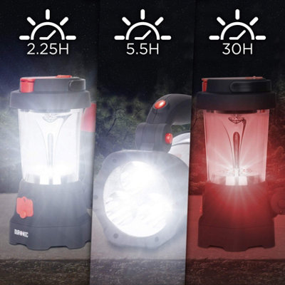 Duronic HURRICANE 2-in-1 LED Torch/Lantern, CREE Flashlight, SOS Mode ...