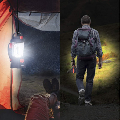 Duronic HURRICANE 2-in-1 LED Torch/Lantern, CREE Flashlight, SOS Mode ...