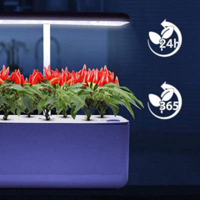 Duronic Hydroponic Growing System GHS37 LED Grow Lights Lamp Systems ...