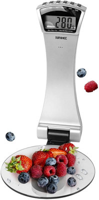 Duronic KS4000 Digital Kitchen Scale, 5kg, Wall Mounted Scale with LCD ...