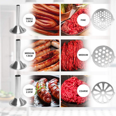 Duronic MG301 Electric Meat Grinder, Mincer and Sausage Stuffer Machine ...