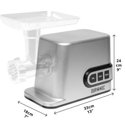 Duronic MG301 Electric Meat Grinder, Mincer and Sausage Stuffer Machine ...
