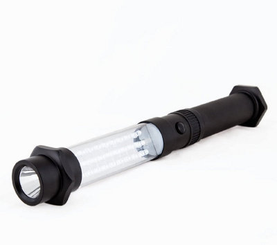 Duronic RFL163AAA 90lm LED Torch, 2-in-1 Aluminium Flashlight, 90 ...