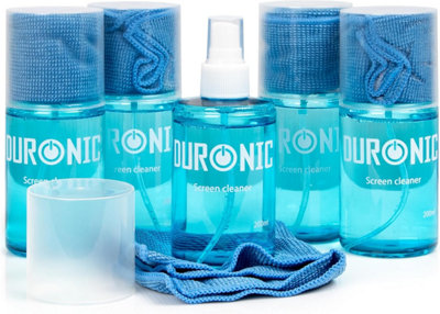 Duronic Screen Cleaner SCK105 Screen Cleaning Spray with Microfibre ...