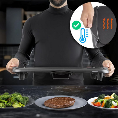 Duronic Teppanyaki Grill Plate GP20, Large Non-Stick Griddle ...