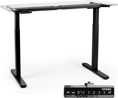 Duronic TM22 BK Sit Stand Desk Frame, Height Adjustable, Memory ...