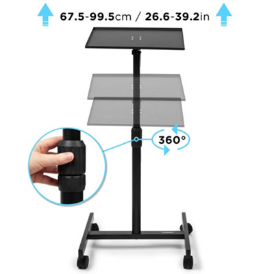 Duronic WPS20 Projector Stand, Adjustable Video Projector Floor Table ...
