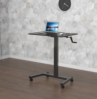 Duronic WPS47 Sit-Stand Desk, Portable Desk for Laptop or Projector ...