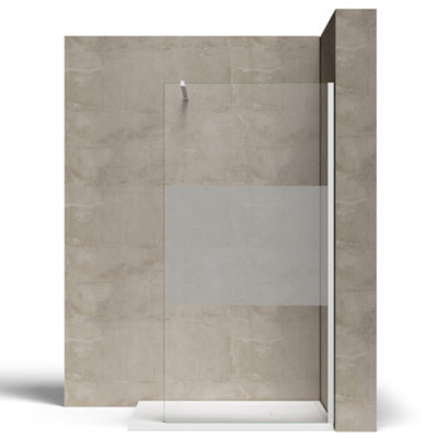 Durovin Bathrooms 1000mm Walkin Shower Screen 2000 mm high- 8mm Safety ...
