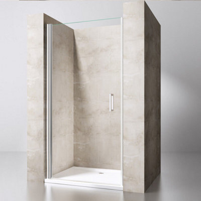 Durovin Bathrooms 700mm Shower Door With Frameless Pivot Hinge Style ...