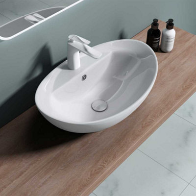 Durovin Bathrooms Ceramic Bathroom Basin - Countertop Sink Vessel ...