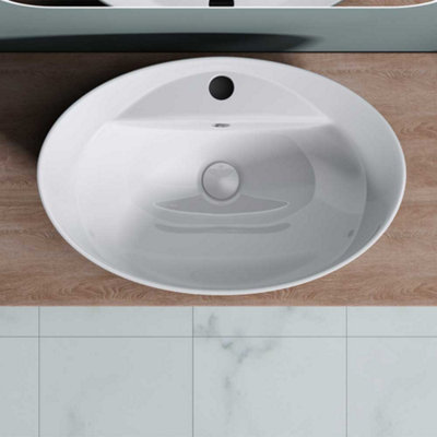 Durovin Bathrooms Ceramic Bathroom Basin - Countertop Sink Vessel ...