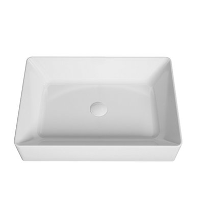 Durovin Bathrooms Ceramic Bathroom Basin- No Faucet Hole 510 x 365 ...