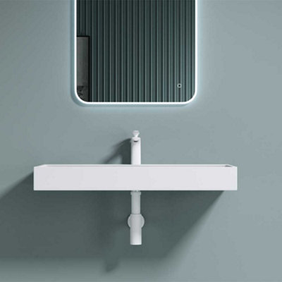 Durovin Bathrooms Luxurious Cast Stone Resin bathroom Basin - Wall Hung ...