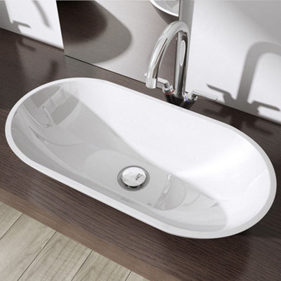 Durovin Bathrooms Luxurious Stone Resin Bathroom Basin - Thin Rim No ...