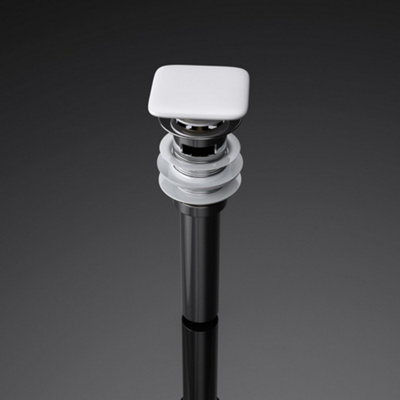 Durovin Bathrooms Push Pop Up Sink Waste Plug - Slotted Suitable for ...