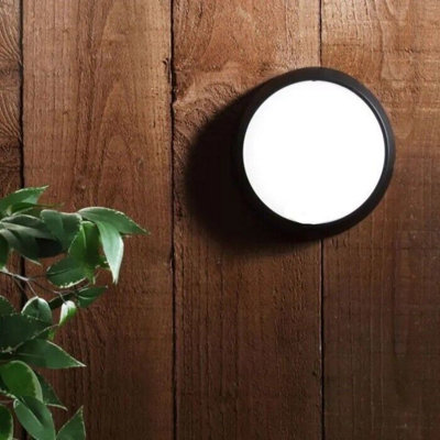 Dusk Till Dawn Sensor LED Bulkhead Light Outdoor Photocell IP65