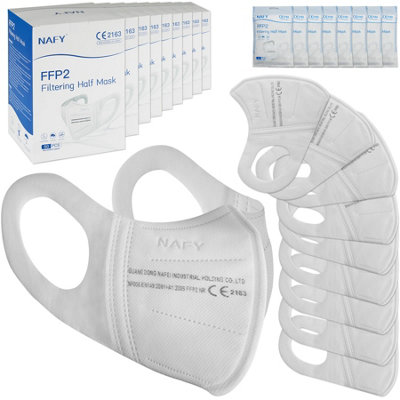 Dust Masks - disposable face mask, particle filter - 500 Pieces