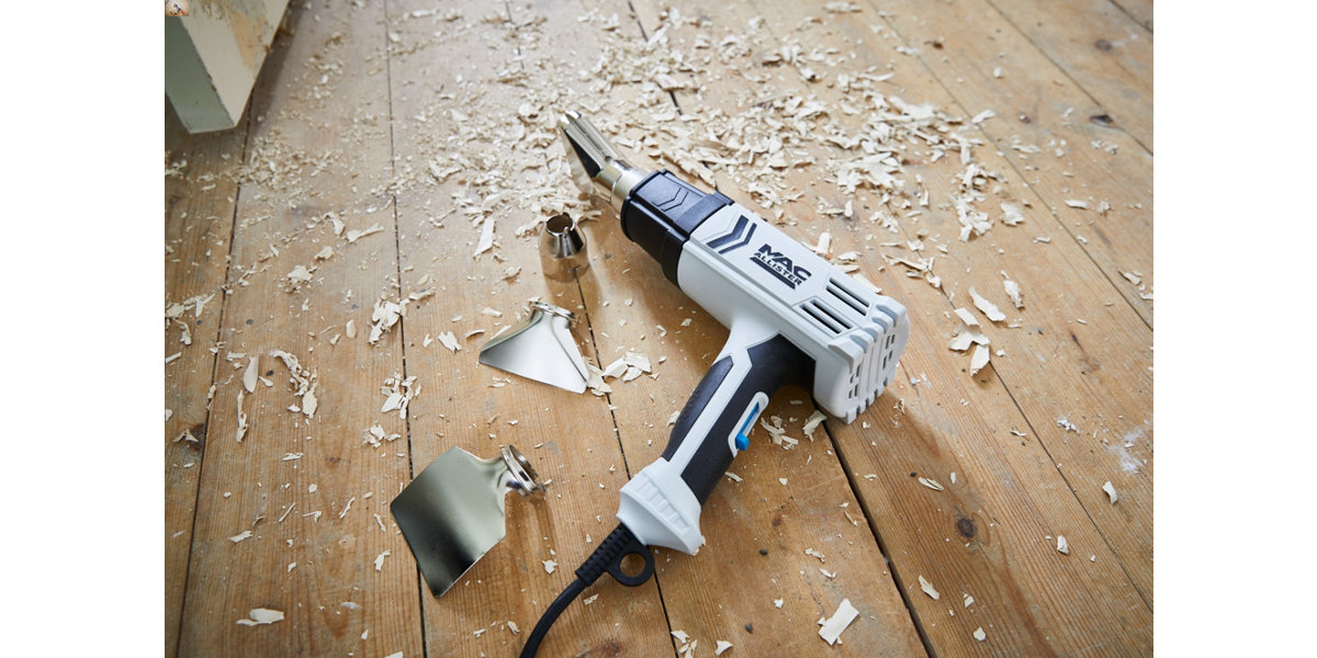 How to use a heat gun to remove paint at B&Q
